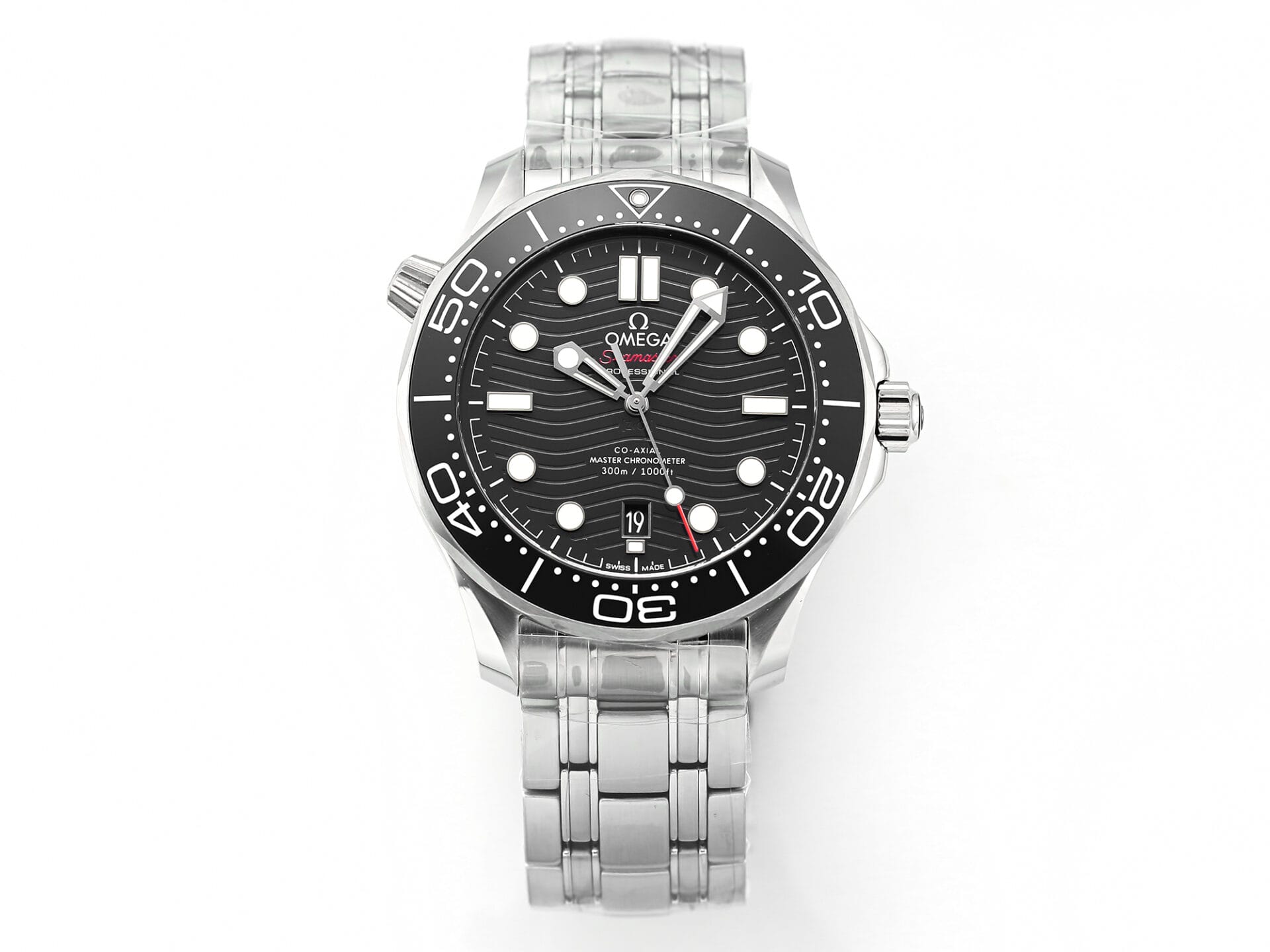 VS Factory Omega Seamaster Diver 300M Black Ceramic Black Dial Steel ...