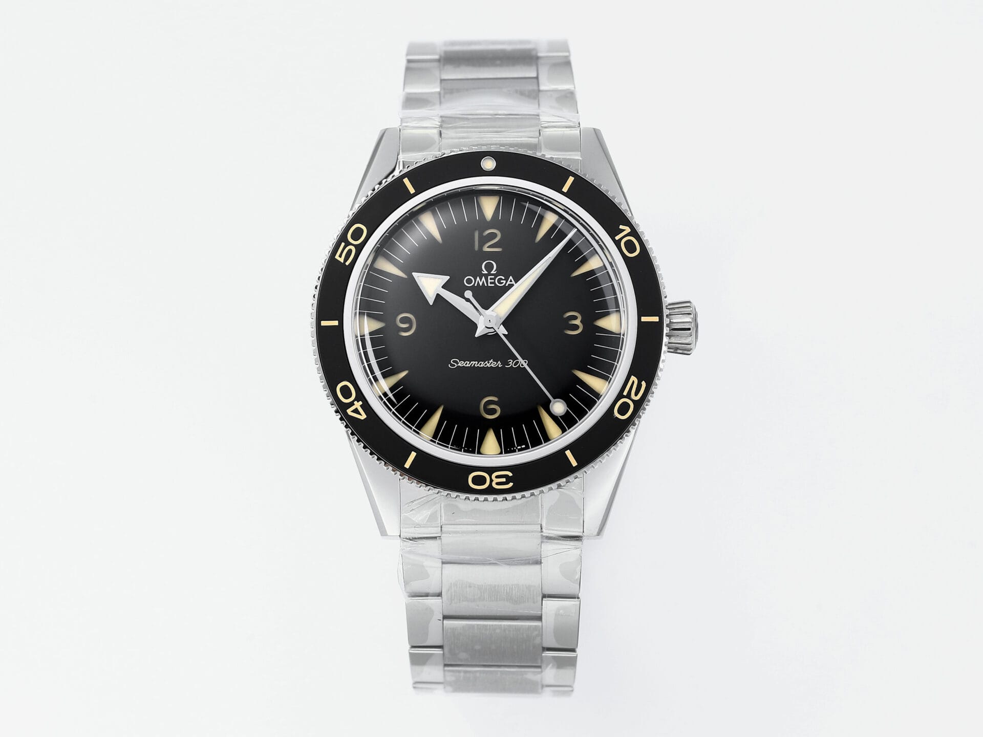 VS Factory Omega Seamaster 300 Heritage Black Dial Steel A8912 Movement ...